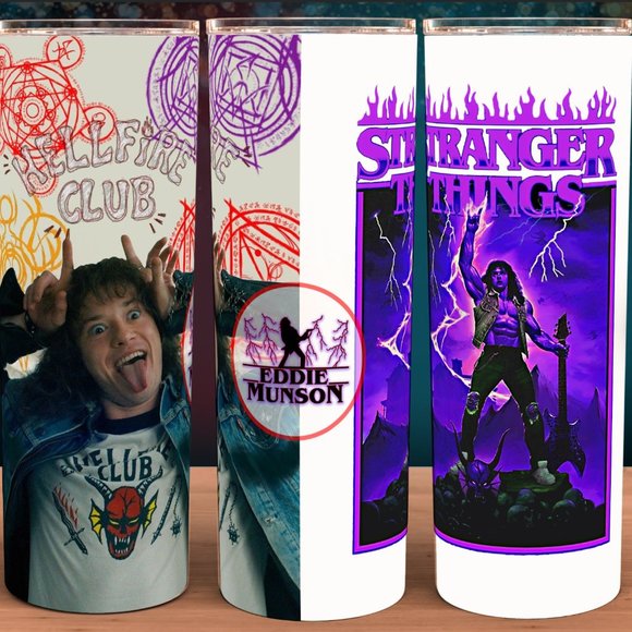 Dining | Stranger Things Eddie Munson Hellfire Club Tumbler 2oz | Poshmark